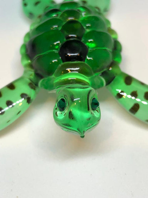 Glass Baron Sea Turtle Small Collectible Figurine – Crystal Creations